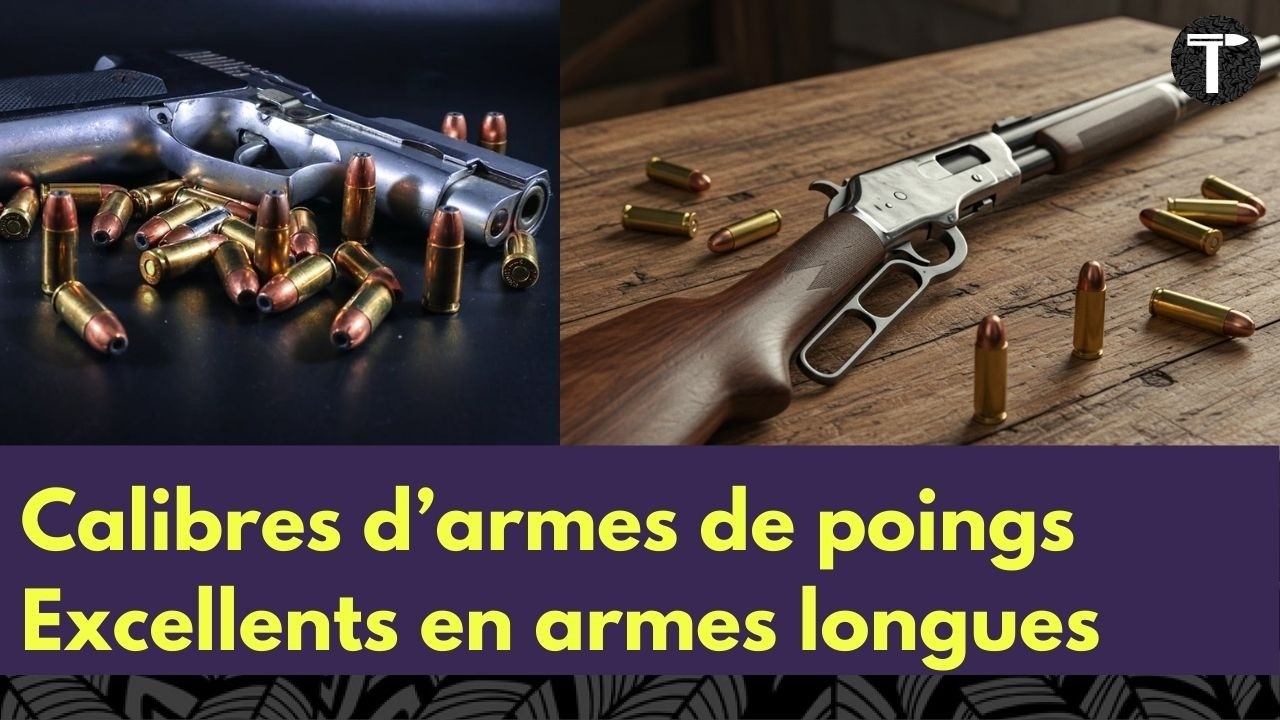 Les calibres d'armes de poing qui sont excellents en armes longues ...