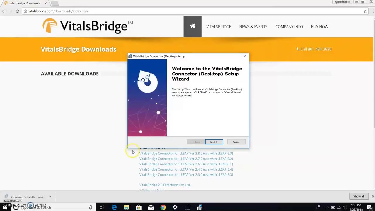 How to Download VitalsBridge Software - YouTube