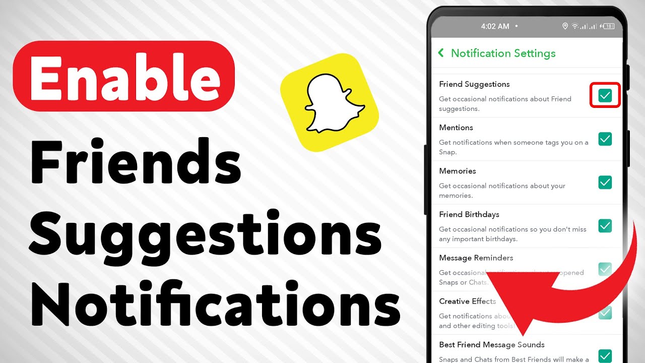 How to Enable Friends Suggestions Notifications on Snapchat (Updated ...