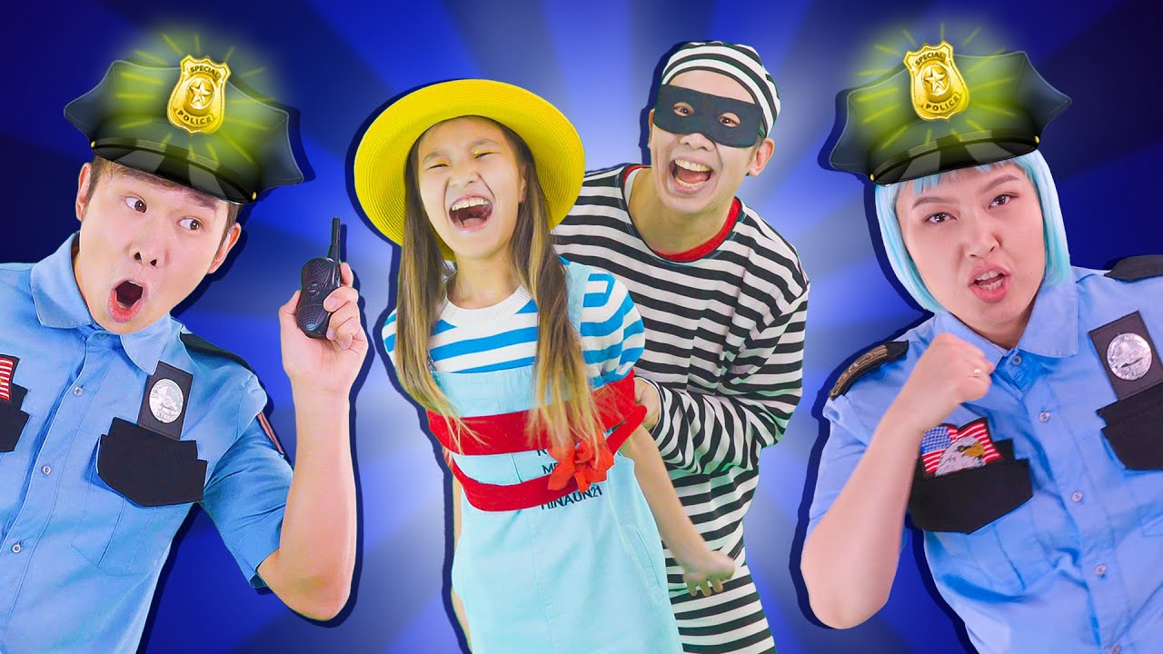 PoliceGirl and Policeman Song 👮‍♂️🚓🚨 | Kids Songs And Nursery Rhymes ...