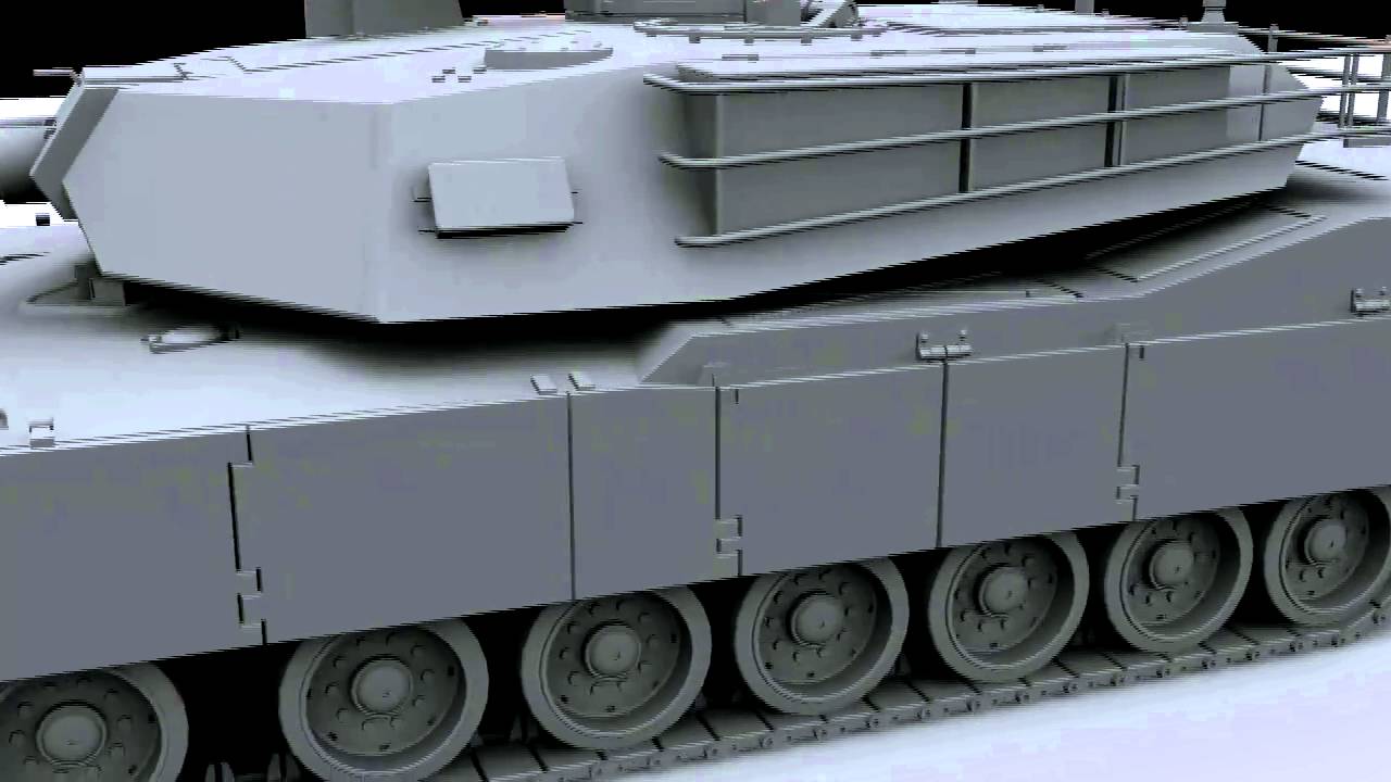 3ds max 2011 tank with hardware accelerated rendering - YouTube