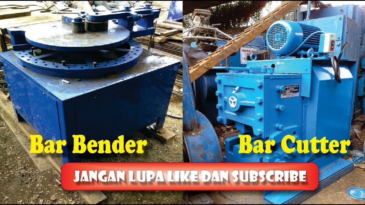 Alat Bar Cutter Dan Bar Bender - YouTube