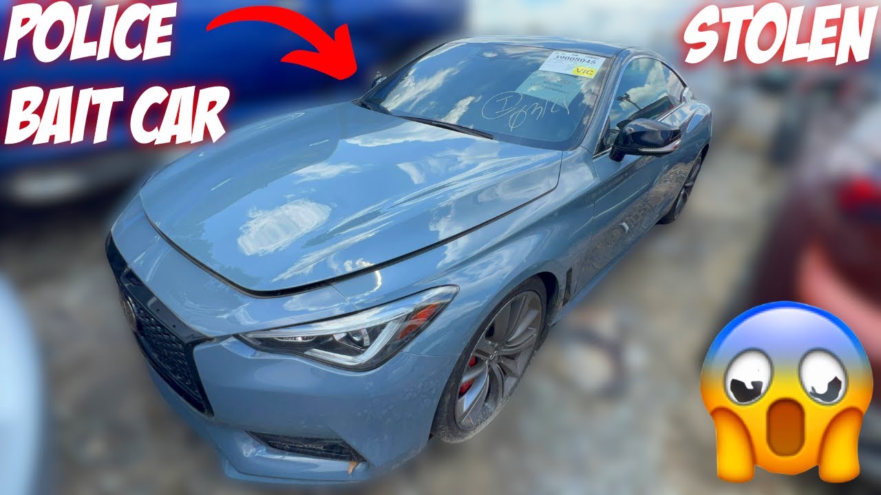 Buying A 2021 Infiniti Q60 Red Sport 400 Stolen Bait Car From The ...