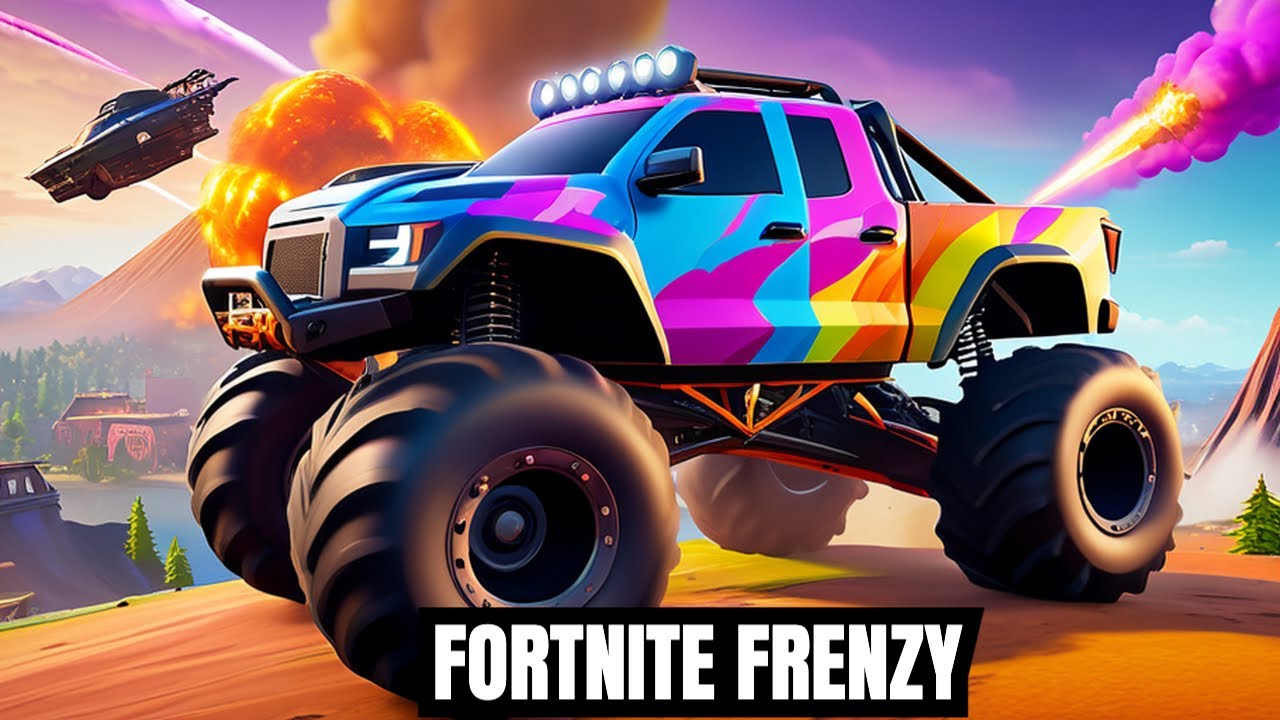 Mind-Blowing Fortnite & Monster Truck Mayhem! - YouTube