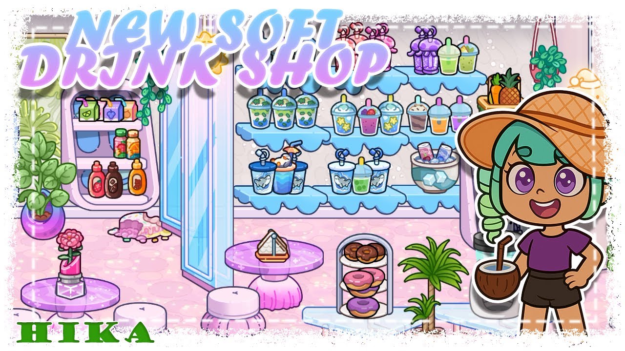 NEW SOFT DRINK SHOP in Avatar World. DESIGN IDEA - YouTube