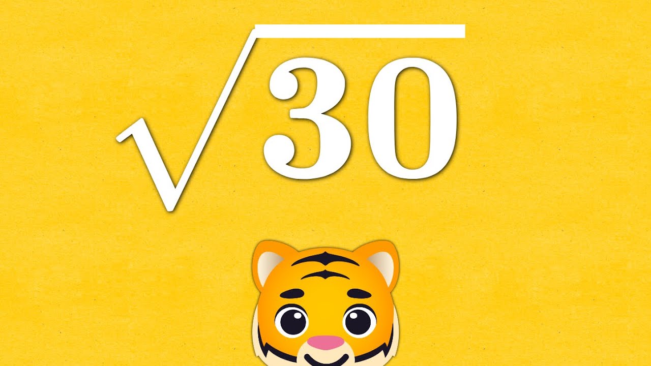 Square Root 30 YouTube square-root-30-youtube