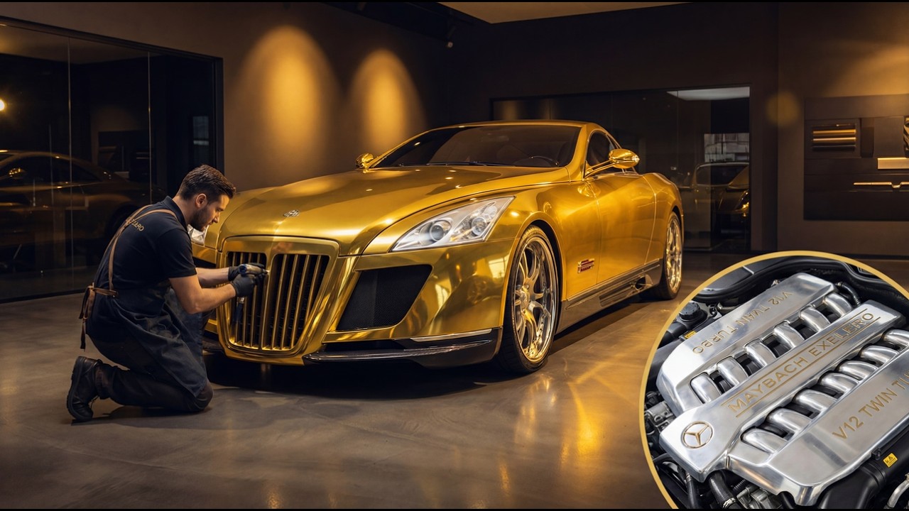 Inside The Maybach Exelero Factory | Carbon Fiber Production - YouTube