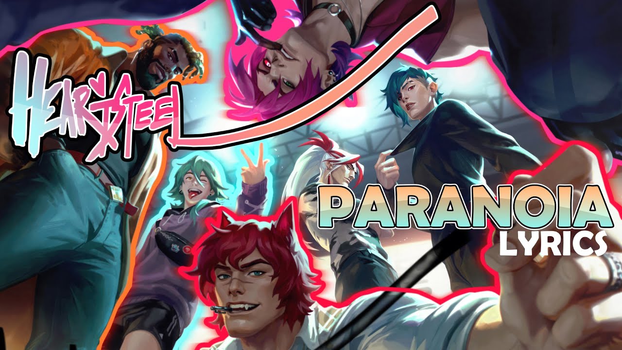 HEARTSTEEL - PARANOIA ( COLOR CODED LYRICS ) ft. BAEKHYUN, tobi lou ...