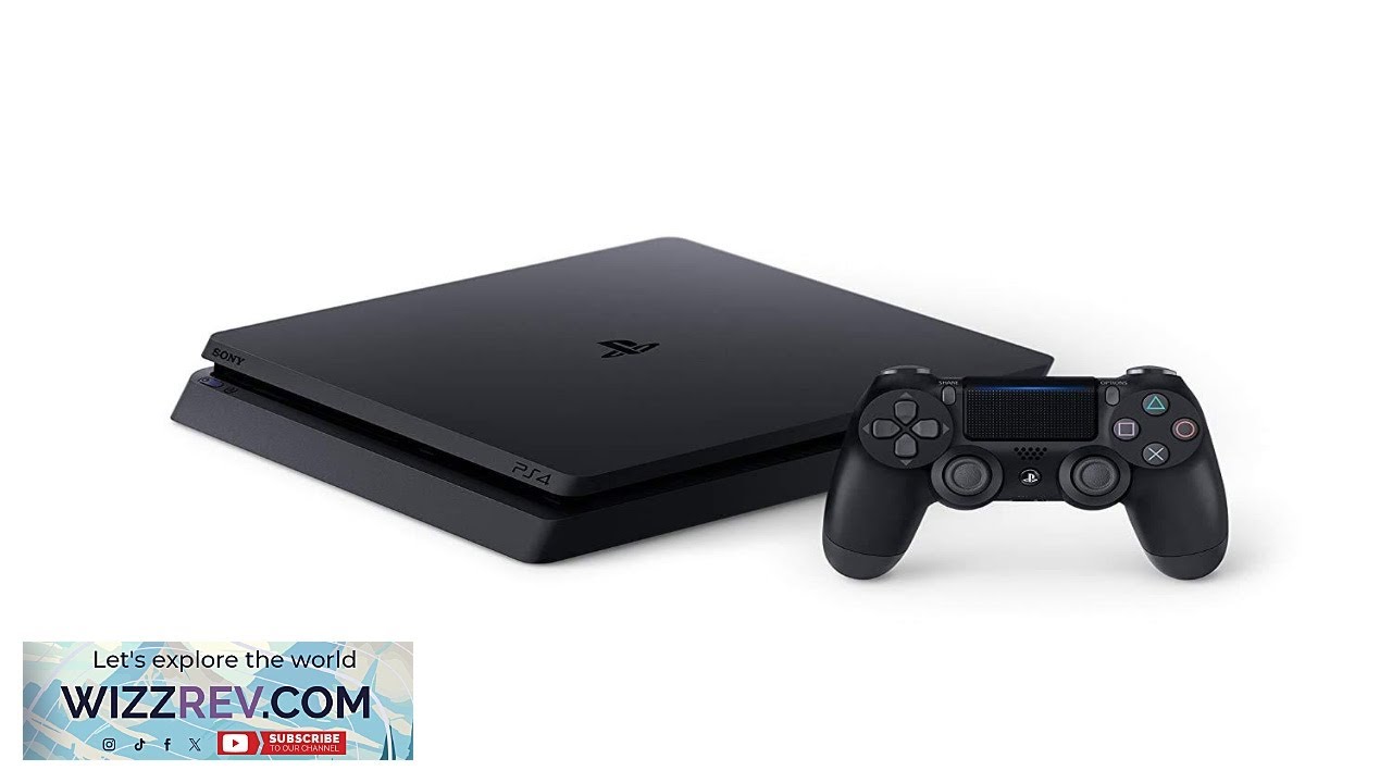 PS4 Slim 500GB Console + Controller - YouTube