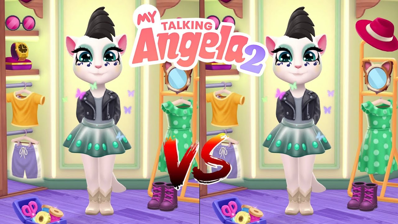 Angela is a wonderful girl 😇 👿 My talking angela 2 cosplay # ...