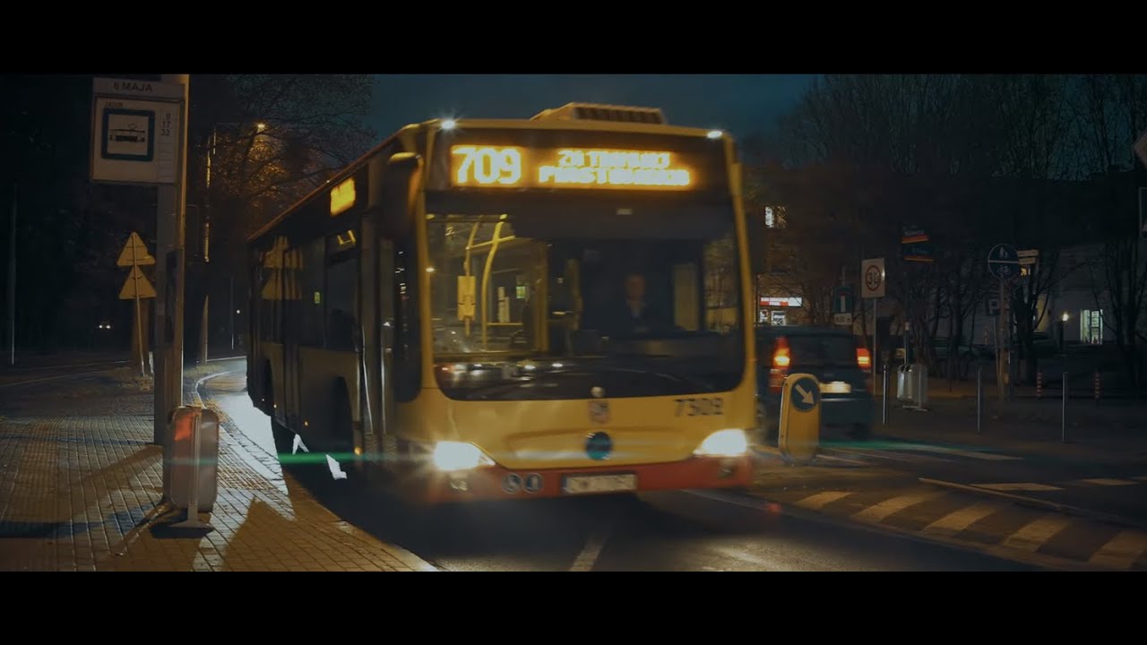Poland, Wrocław, bus 709 ride from 8 Maja to Pl. Grunwaldzki - YouTube