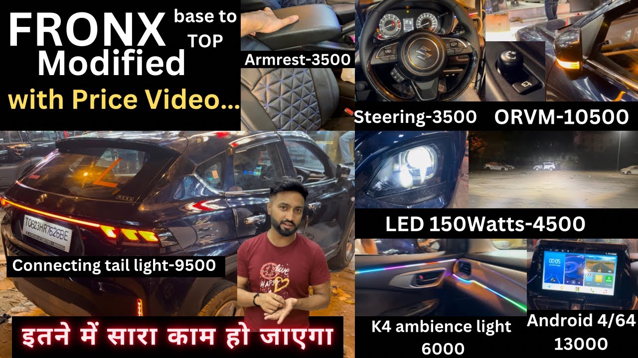 Fronx Sigma fully modified with price 🔥 Fronx modified 🔥 Fronx best ...