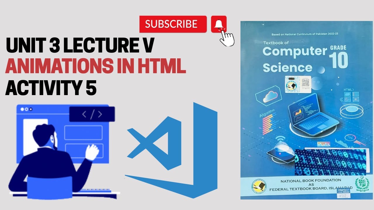 How to Create Animation in HTML | Class 10 Computer Unit 3 Programming ...