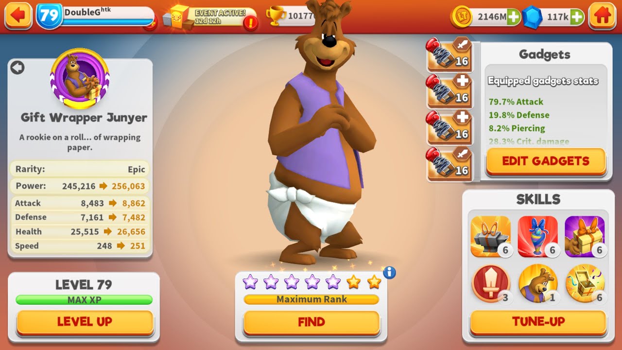 Season 48 Cosmic: Gift Wrapper Junyer Bear Campaign | Looney Tunes ...
