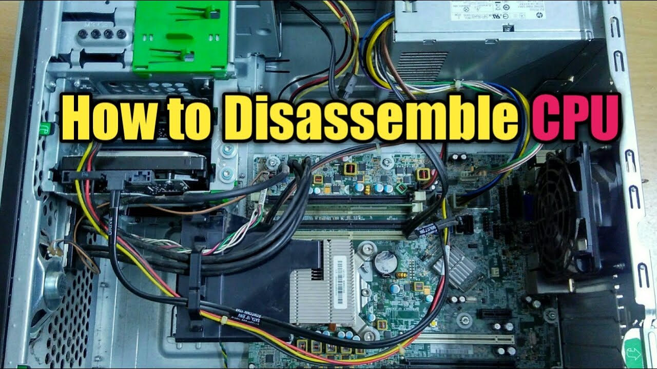 How to Disassemble CPU at Home / What is inside a CPU - YouTube