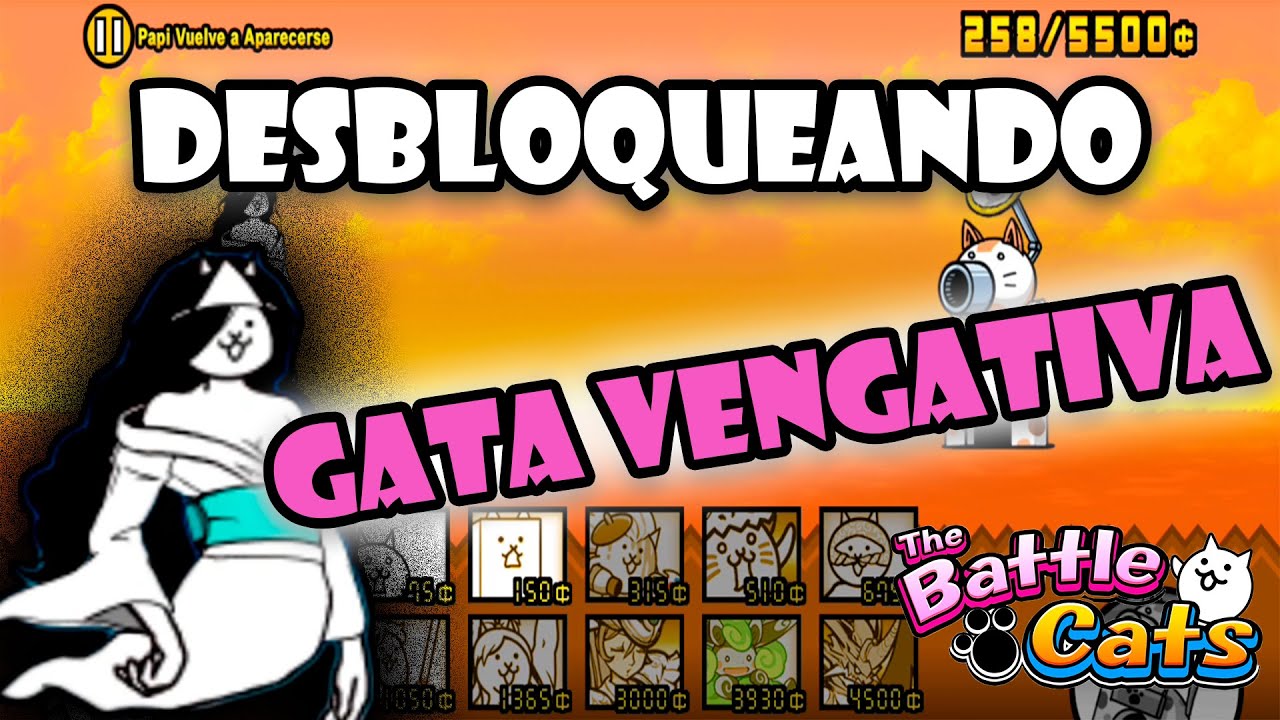 Desbloqueando a la Gata Vengativa | The Battle Cats - YouTube