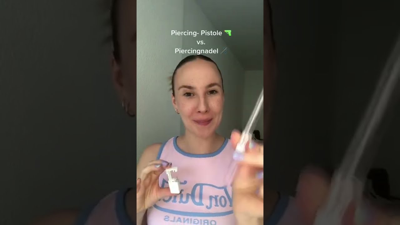 Superstack Piercings: Piercingnadel vs. Piercingpistole - AUFLÖSUNG - YouTube