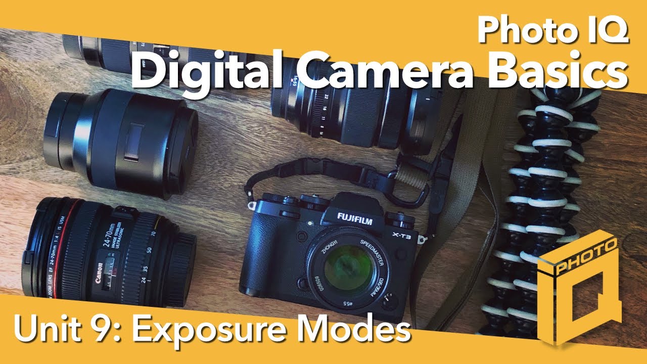 Photo IQ- Unit 9 Camera Basics, "Exposure Modes" - YouTube