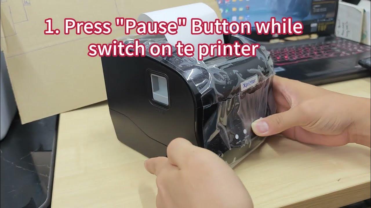 Xprinter XP-365B Change Mode Receipt+Label Mode Dual Mode Function ...