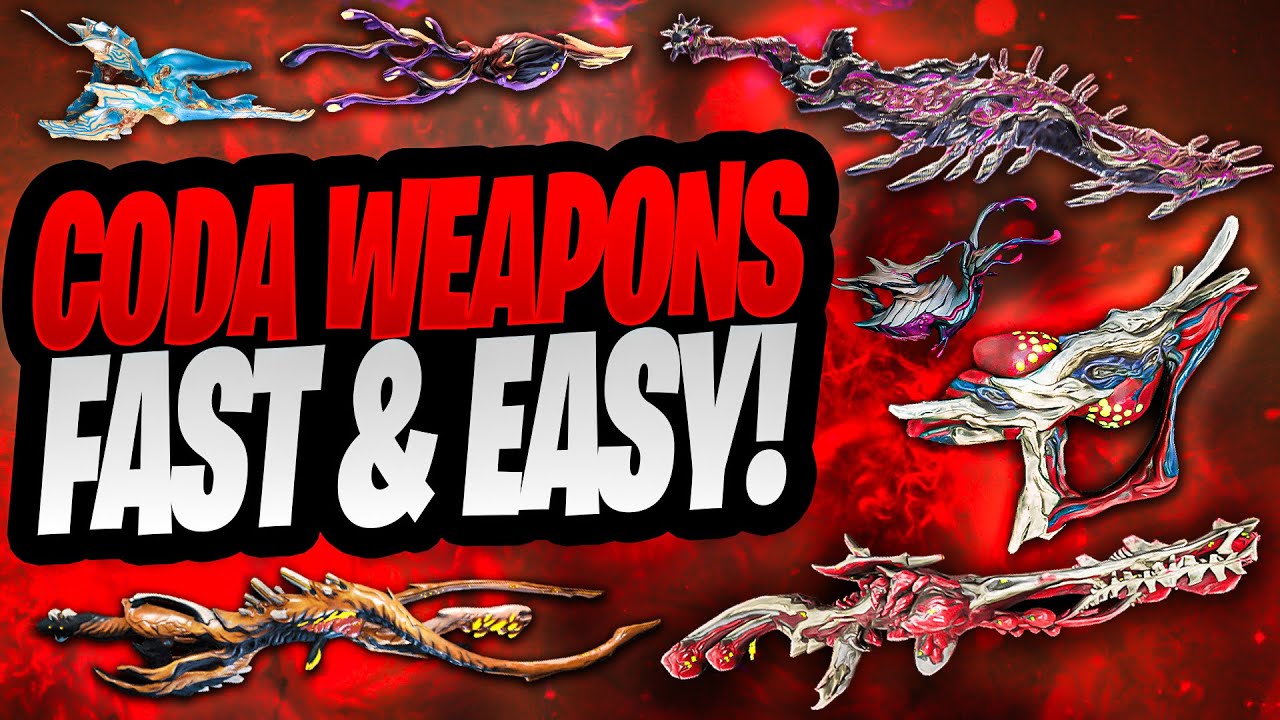 How To SOLO FARM Coda Weapons FAST & EASY In Warframe! - YouTube