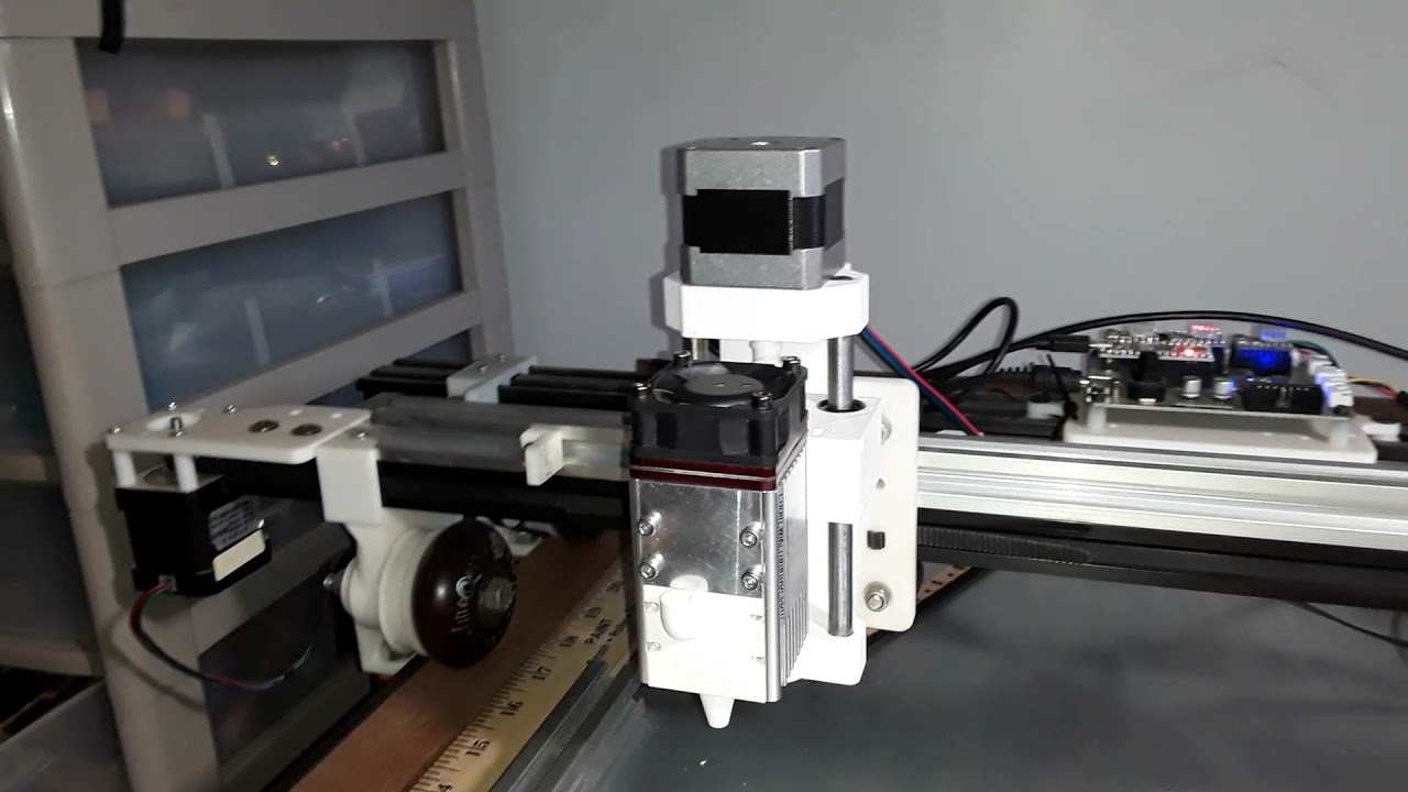 Mostly printed Z axis test - YouTube