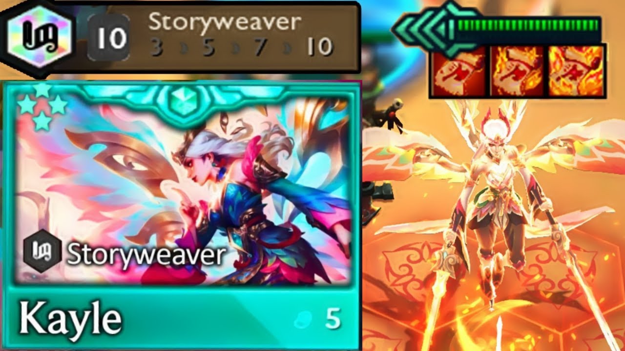 Kayle⭐⭐⭐ ⭐ 10 Storyweaver! | TFT Set 11 - YouTube