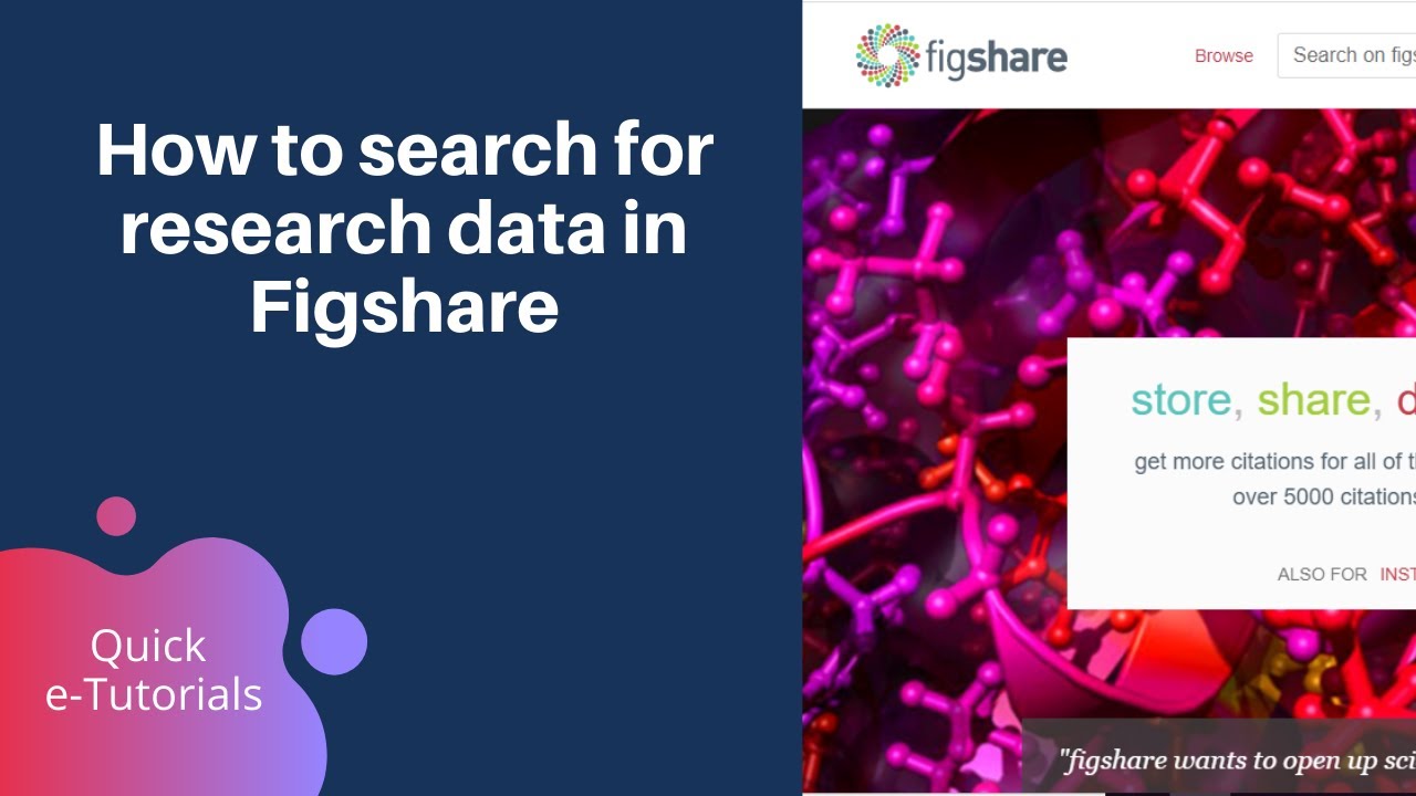 #usm #usmlibrarytv How to search for research data in Figshare - YouTube