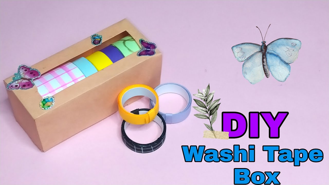 DIY Washi Tape Box | How To Make Paper Box | DIY Paper Box | How To ...