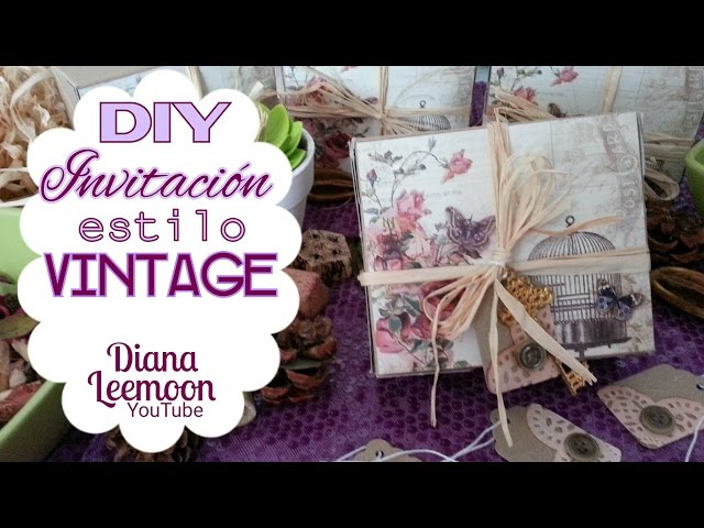 Invitaciones De Boda Vintage Diy