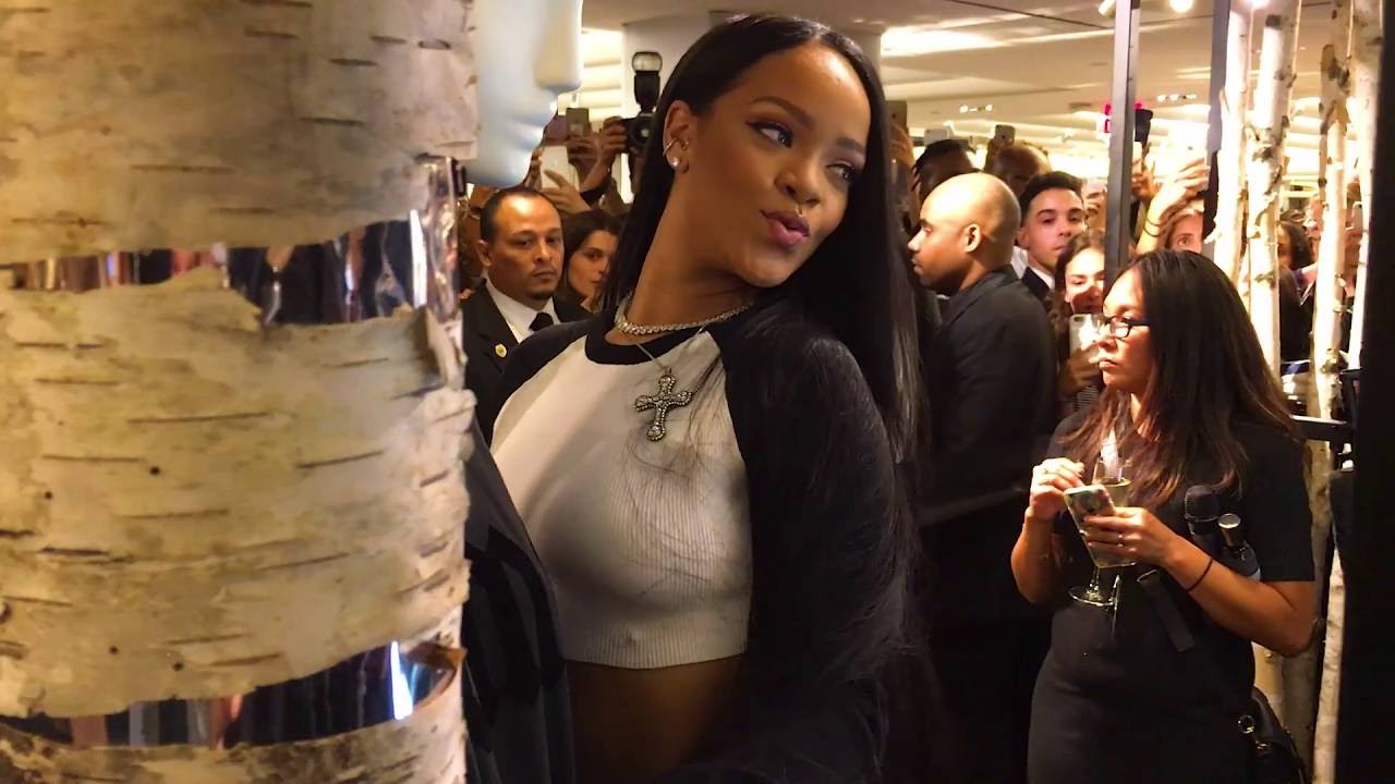FENTY PUMA by Rihanna Launch at Bergdorf Goodman - YouTube