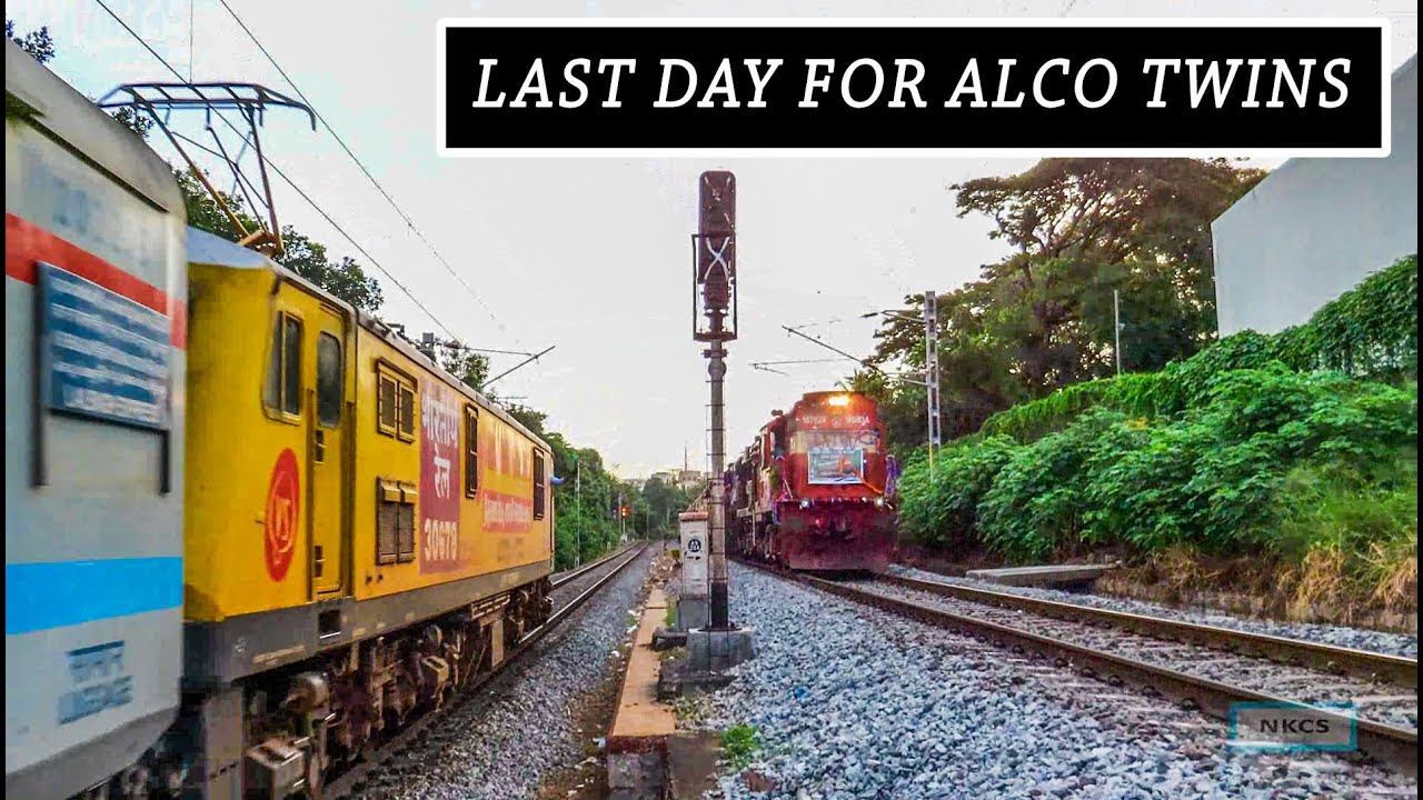 Lalbagh Superfast Express meets Last Diesel Twins Hauled Mysuru ...