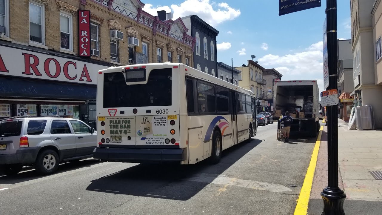 NJT ONE bus 84 Journal Square via Bergenline (NABI 416.15 6030 ...