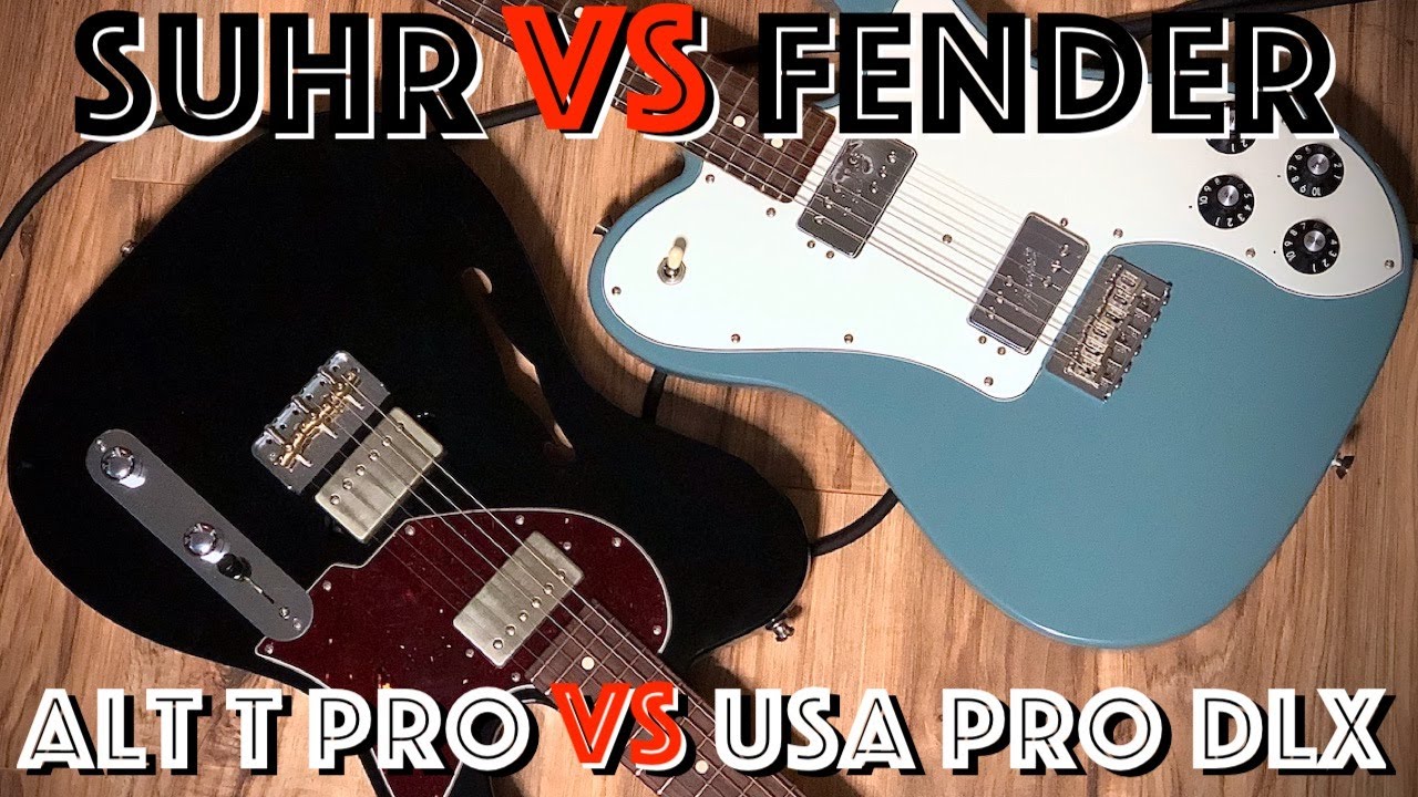 Suhr Alt T Pro vs Fender American Professional Telecaster Deluxe - YouTube