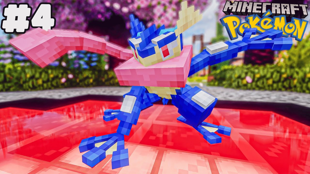 EVOLUI PARA GRENINJA, O MELHOR POKEMON DO JOGO? Ep.4: Minecraft Pokémon ...