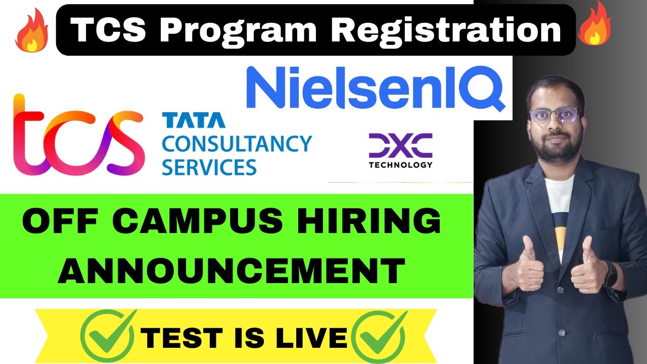 Test is Live | TCS Opportunity For Freshers | DXC Technology Latest Job ...