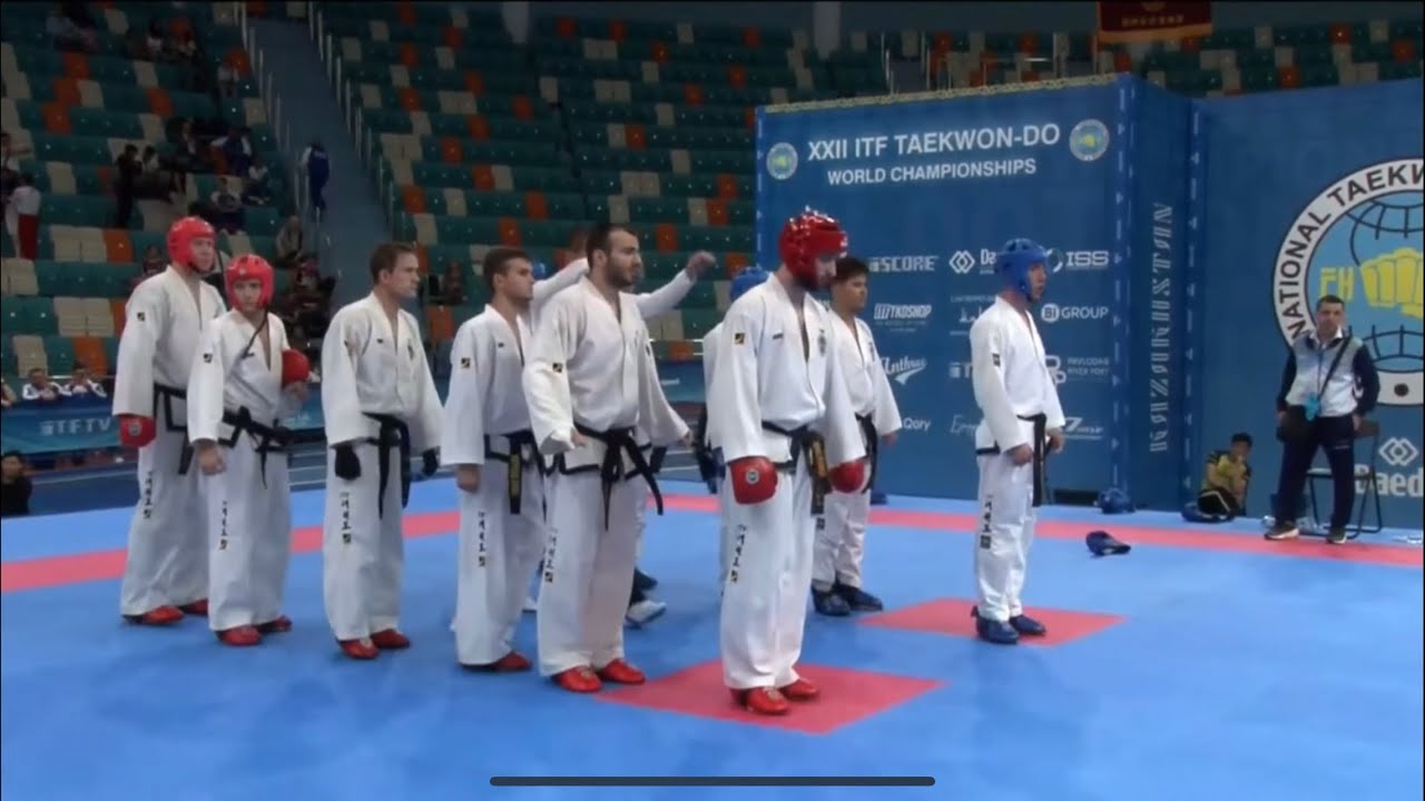 Team Sparring Man(18-34)Quarterfinal(🔴Russia vs Argentina🔵) ITF TAEKWON ...