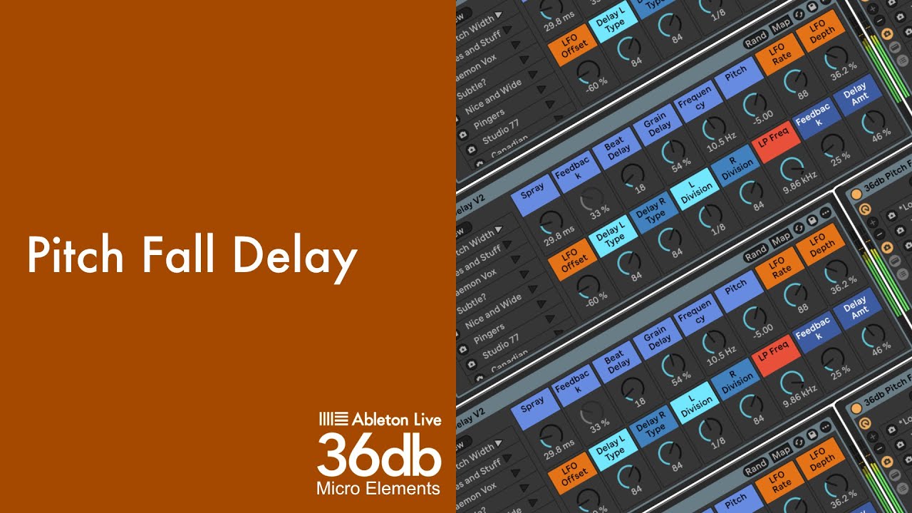 How to Create a Pitch Fall Delay Effect in Ableton Live - YouTube