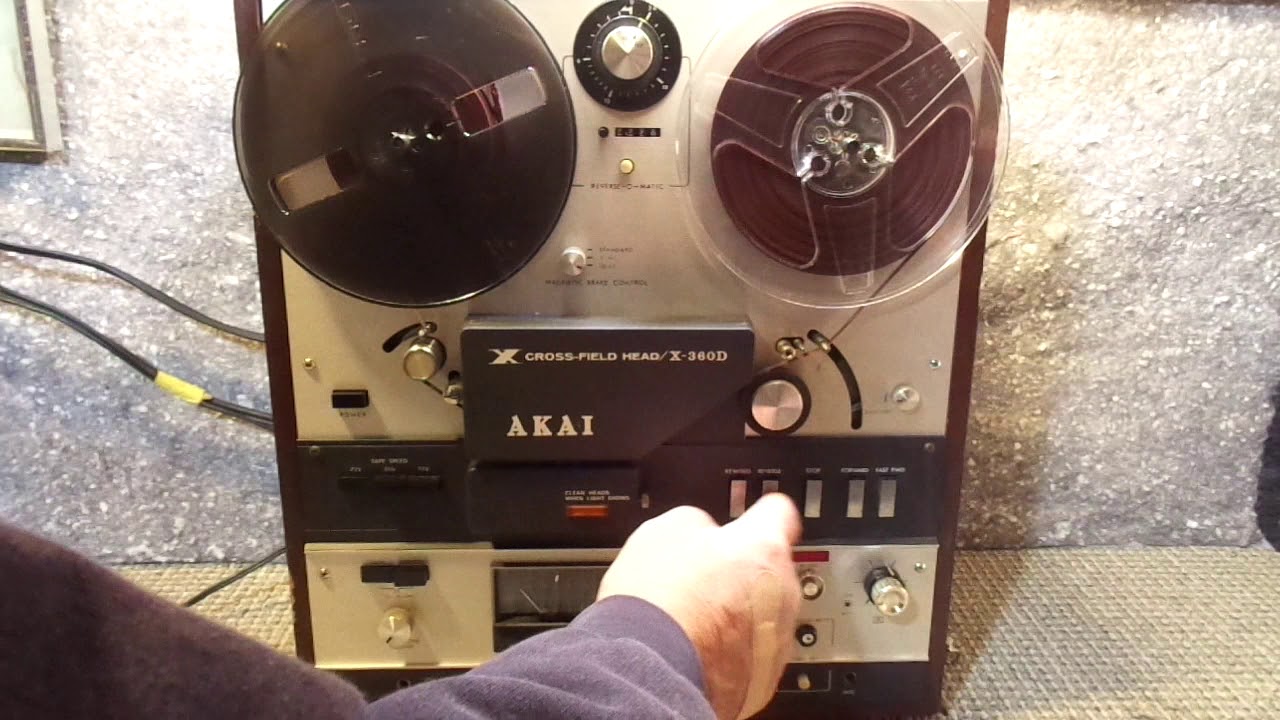 DEMO of AKAI X-360D REEL TO REEL REVERSE O MATIC TAPE DECK FOR SALE ...