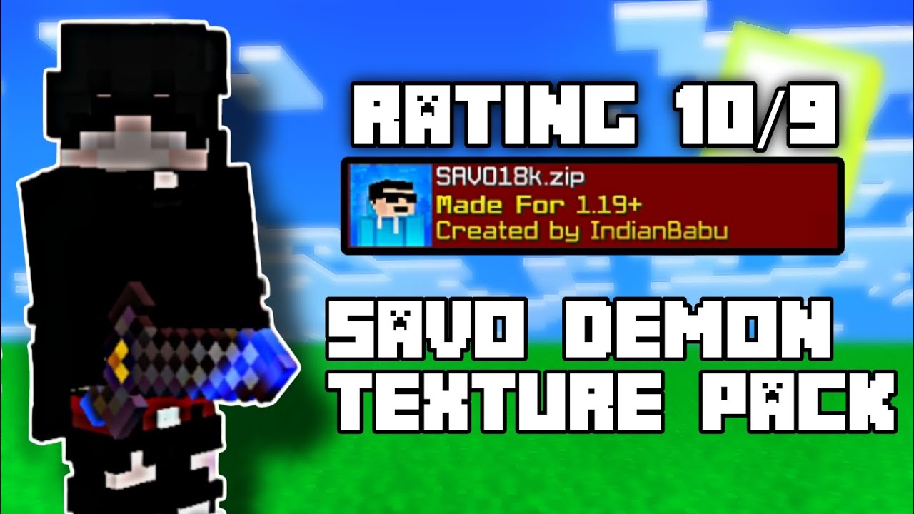 Savo Demon Texture Pack for pojav and Java !! - YouTube