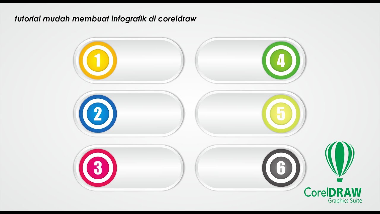 tutorial mudah membuat infografik di coreldraw | infographic Coreldraw ...