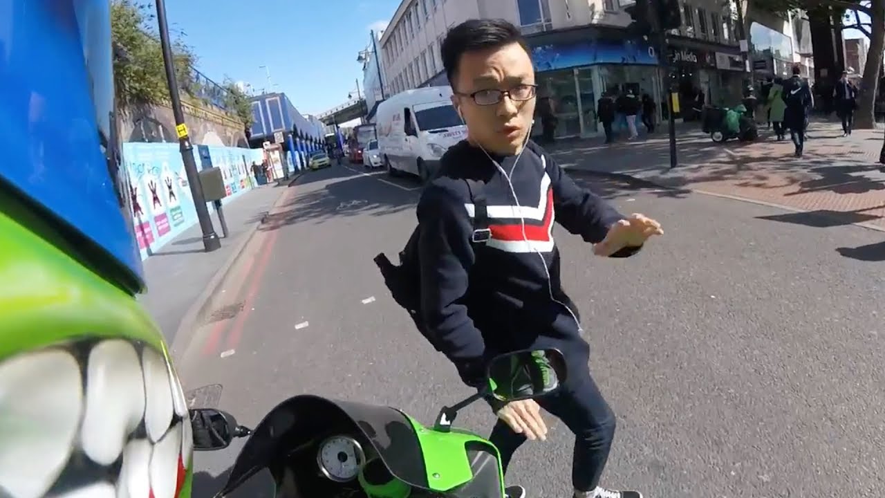 Funny, Crazy & Weird Things Bikers See, Say & Do - YouTube