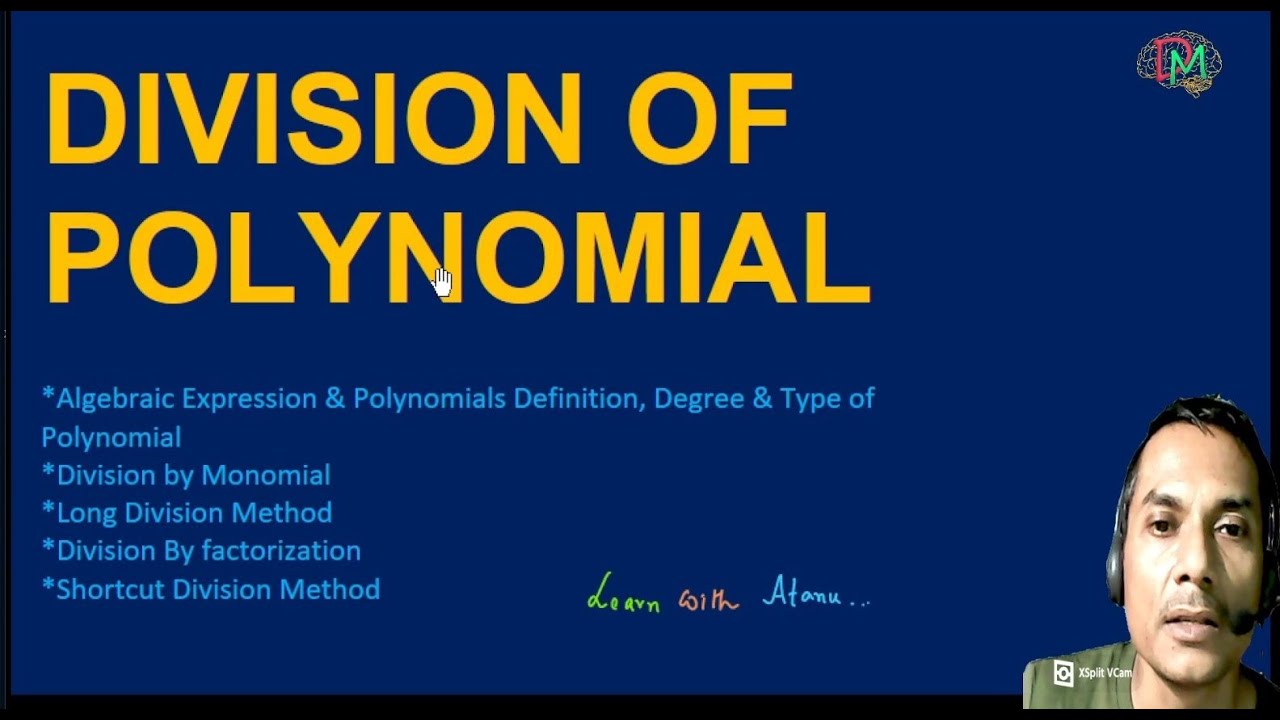 class 8 Division of Polynomials - YouTube