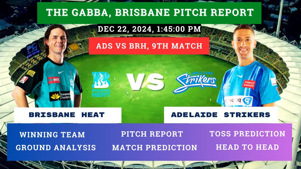 2024 BBL 9th Match: HEA vs STR Match Prediction, The Gabba Brisbane ...