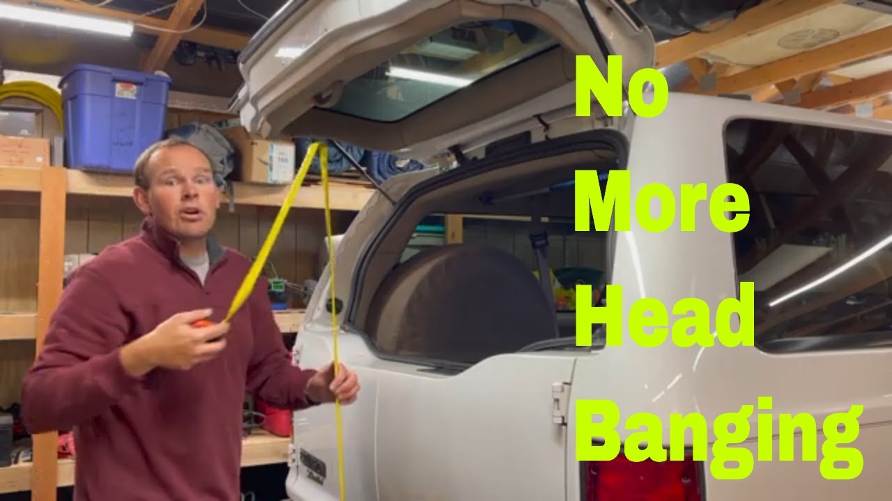How to Make Your Ford Excursion Rear Hatch Open Taller. - YouTube