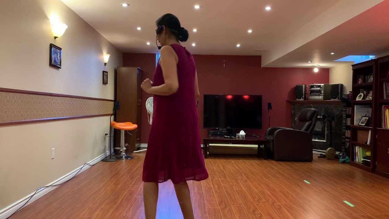 Shala La easy Cha-Cha line dance: Demo and instruction - YouTube