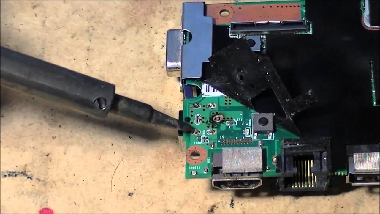 Laptop Dc Jack Repair - YouTube