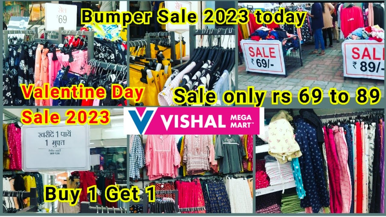 Vishal Mega Mart Valentine Day Sale 2023 | Sale Only Rs 69 to 89 ...