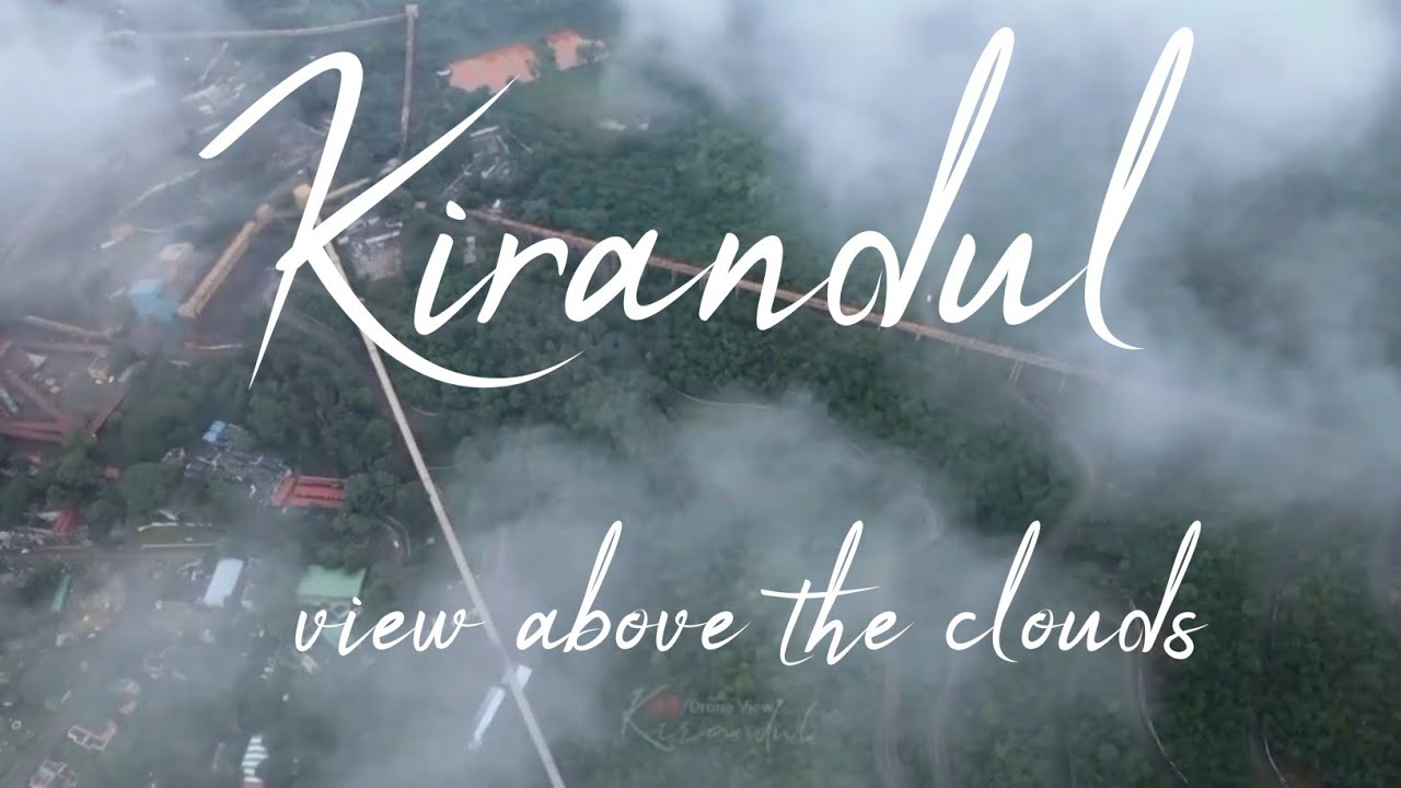 Kirandul Bailadila Monsoon Drone View Over the clouds NMDC - YouTube