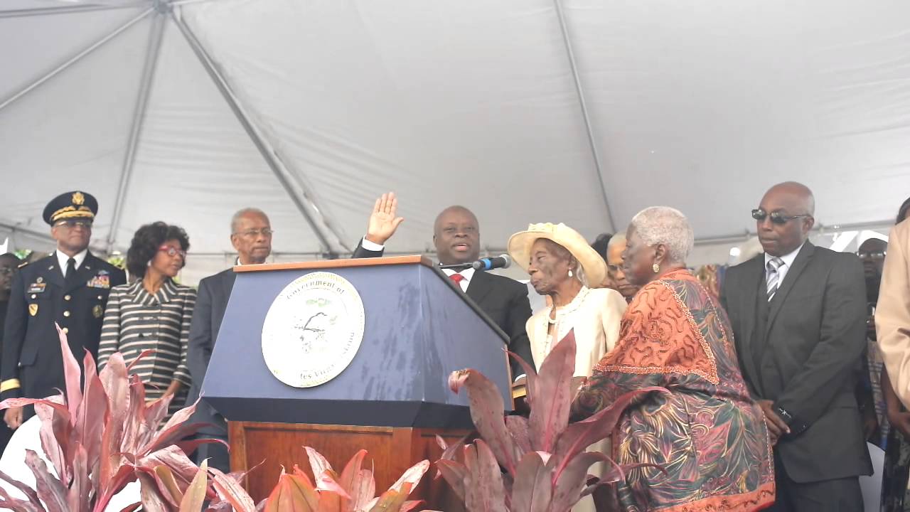 Swearing of Kenneth Mapp, 8th Governor of the U.S. Virgin Islands - YouTube
