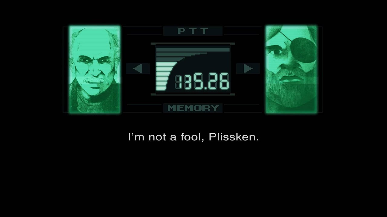 Metal gear solid 1 codec - capBeautiful